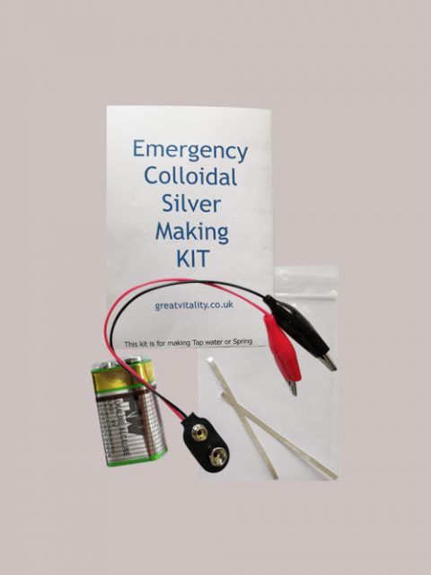 Emergency Colloidal Silver Making Kit - Great Vitality